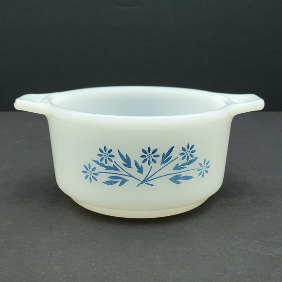 Dynaware | Dining | Dynaware Pyrorey Blue Cornflower Small Round White ...